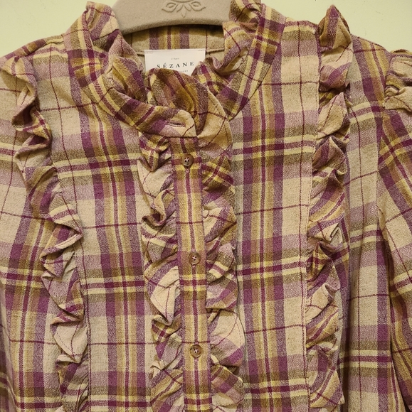 Sezane | Tops | Sezane Colombe Shirt | Poshmark